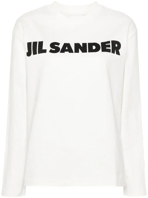 JIL SANDER Logo Print Cotton T-shirt - Multicolor