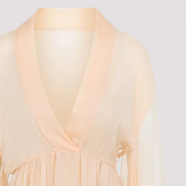 Alberta Ferretti Silk Chiffon Maxi Dress - Multicolor