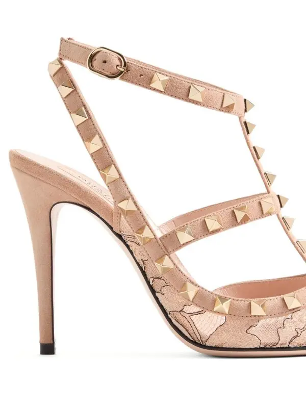 Valentino Garavani Rockstud Lace Pumps - Multicolor