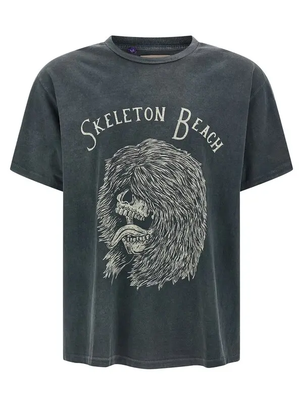 GALLERY DEPT. Skeleton Beach Grit' T-shirt - Black