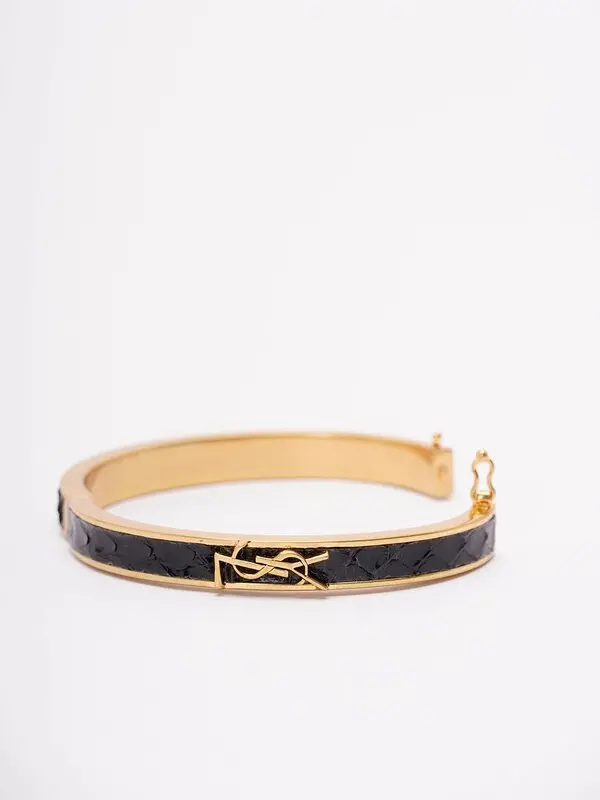 Saint Laurent Python Skin Bracelet
