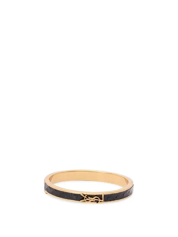 Saint Laurent Python Skin Bracelet - Multicolor