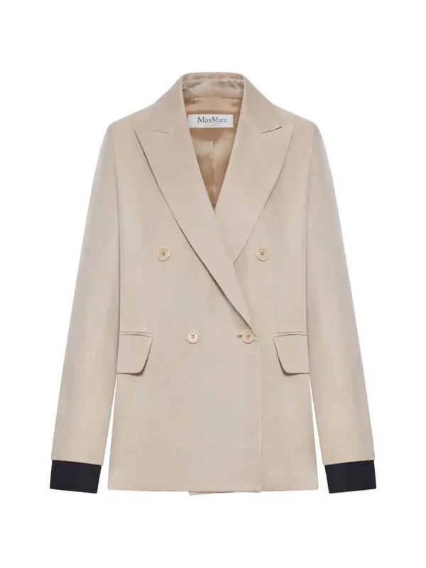 Max Mara Silk Double-breasted Jacket