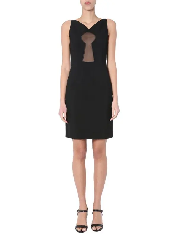 Moschino Pencil Dress With Keyhole Detail