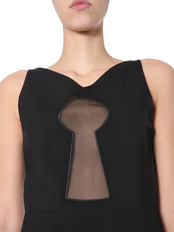 Moschino Pencil Dress With Keyhole Detail
