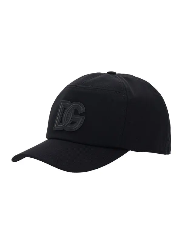Dolce & Gabbana Cotton Baseball Cap With Logo Patch - Multicolor
