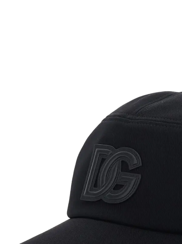 Dolce & Gabbana Cotton Baseball Cap With Logo Patch - Multicolor