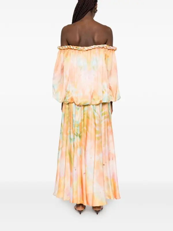 Zimmermann Luna Silk Maxi Dress - Multicolor