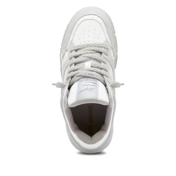 Axel Arigato Off- Paneled Leather And Suede Trainers - White