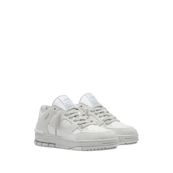 Axel Arigato Off- Paneled Leather And Suede Trainers - White