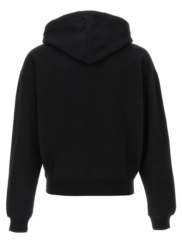 Jacquemus Le Hoodie Grip Gros Grain Zip-up Cotton Hoodie