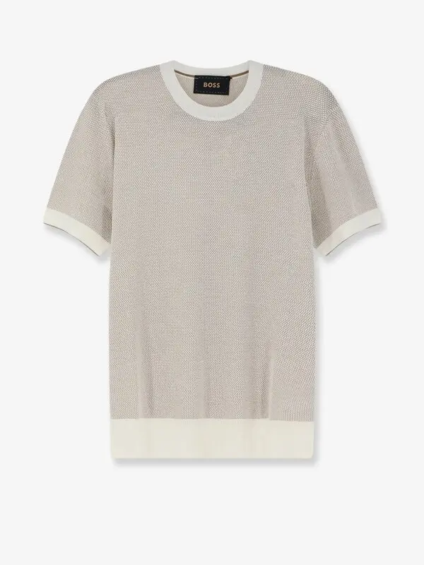 BOSS Necasio Silk And Cotton Sweater