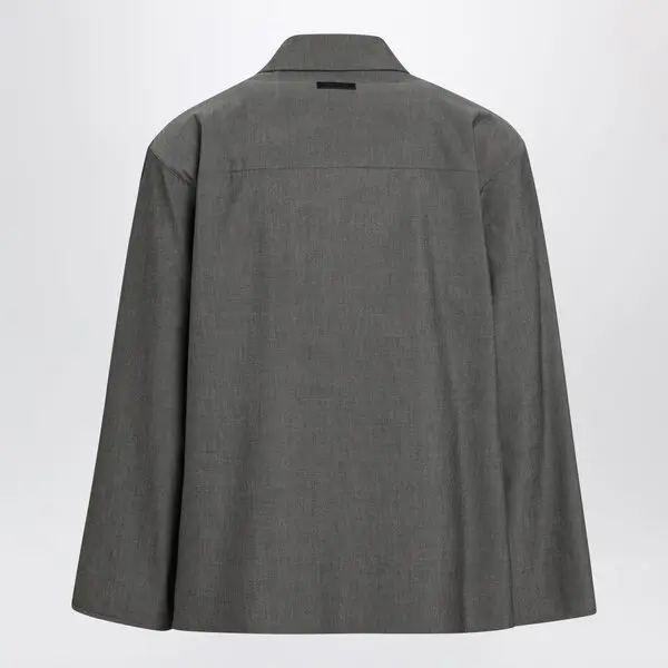 Fear Of God Double-breasted Overshirt In Wool Blend