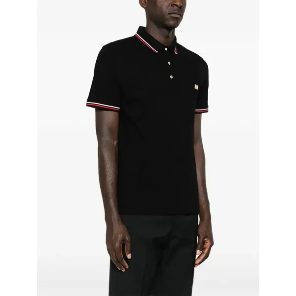 Valentino Garavani Polo Shirts - Black