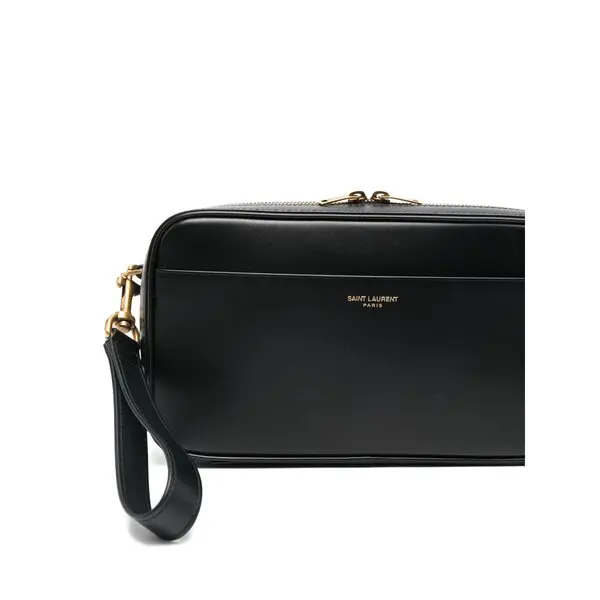 Saint Laurent Leather Wash Bag