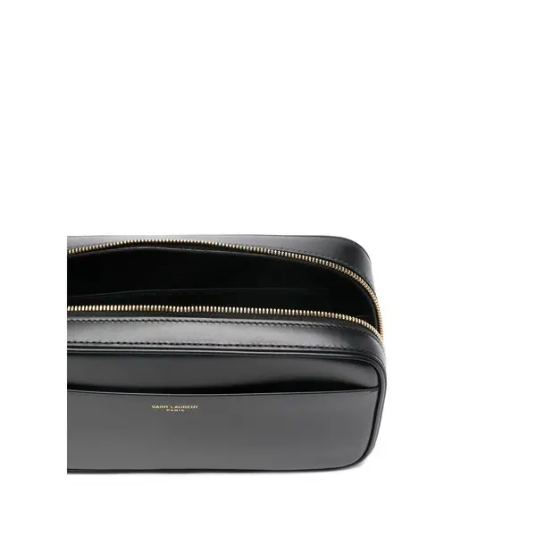 Saint Laurent Leather Wash Bag