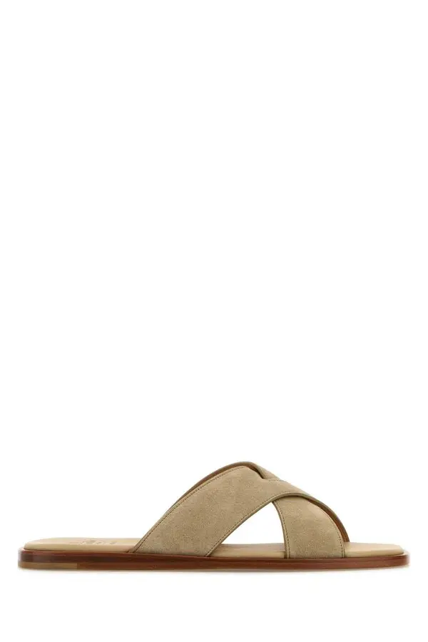 Church's Sand Suede Slippers - Brown