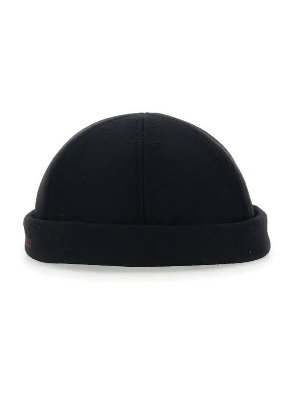 Gucci Wool Beanie With Logo Lettering And Web Detail - Multicolor