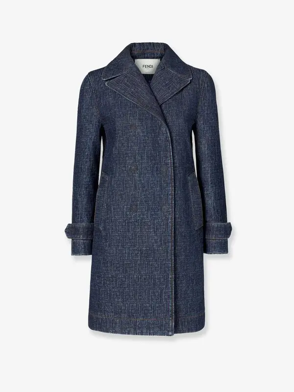 Fendi Padded Denim Caban Jacket