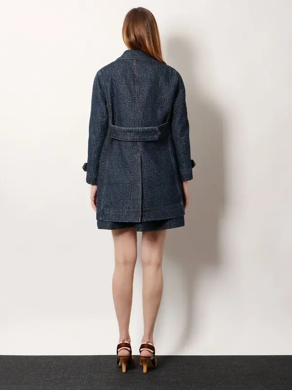 Fendi Padded Denim Caban Jacket