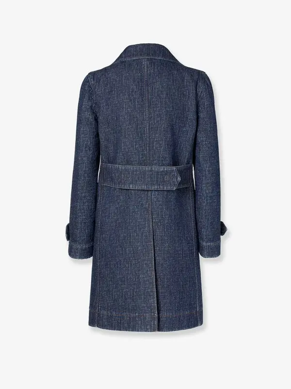 Fendi Padded Denim Caban Jacket