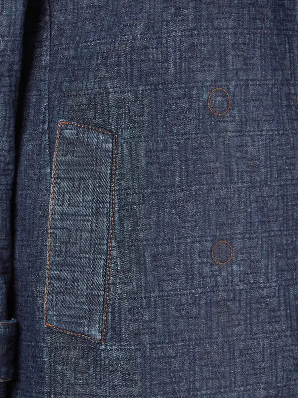 Fendi Padded Denim Caban Jacket