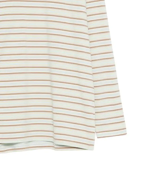 Auralee Striped Cotton T-shirt