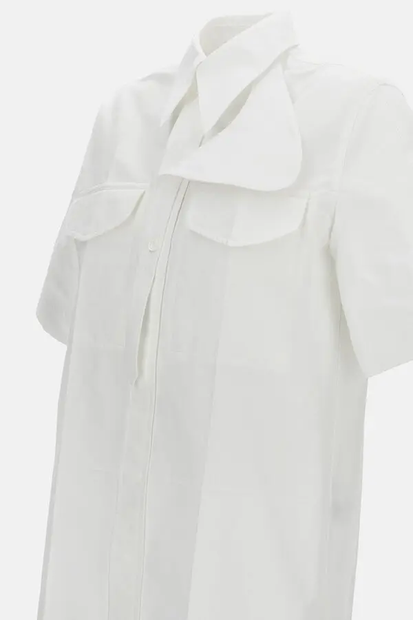 Bottega Veneta Compact Cotton Toile Shirt