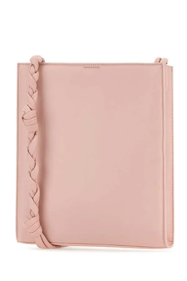 JIL SANDER Leather Tangle Shoulder Bag - Pink