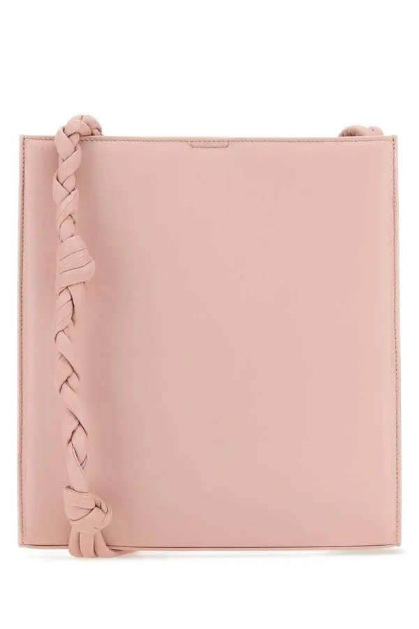 JIL SANDER Leather Tangle Shoulder Bag - Pink