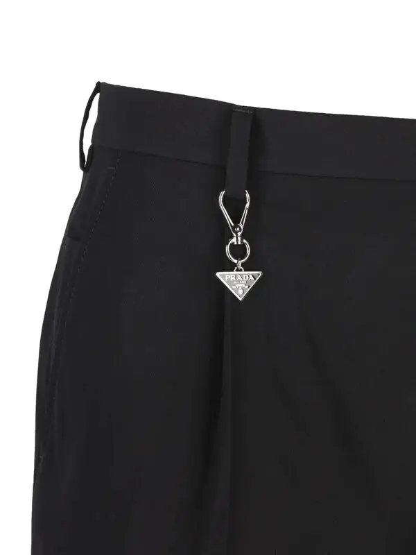 Prada Cotton Tailored Pants - Multicolor