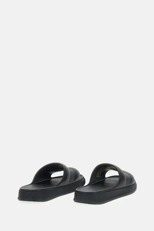 Moncler Slides With Embossed Logo - Multicolor