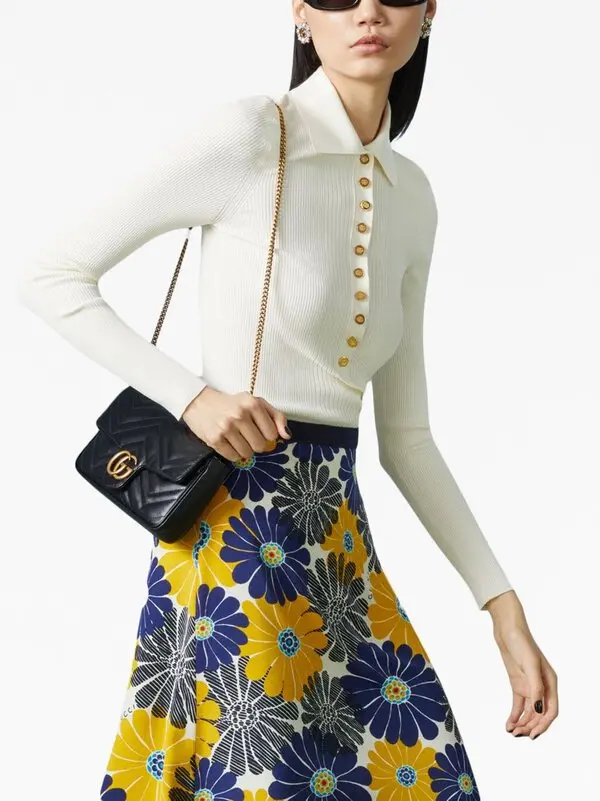 Gucci Gg Marmont Leather Mini Bag - Multicolor