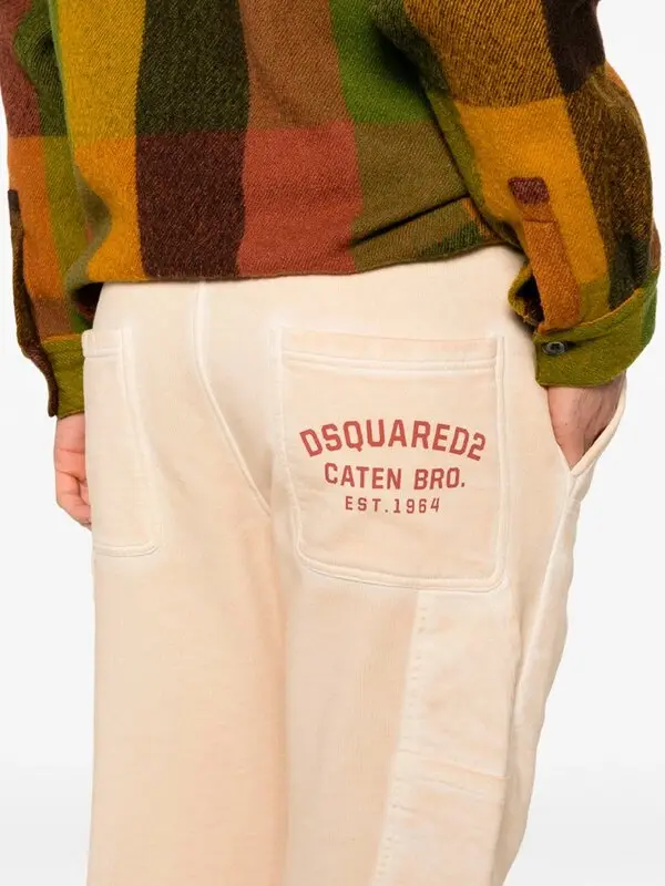 Dsquared2 Carpenter Fit Cotton Pants - Multicolor