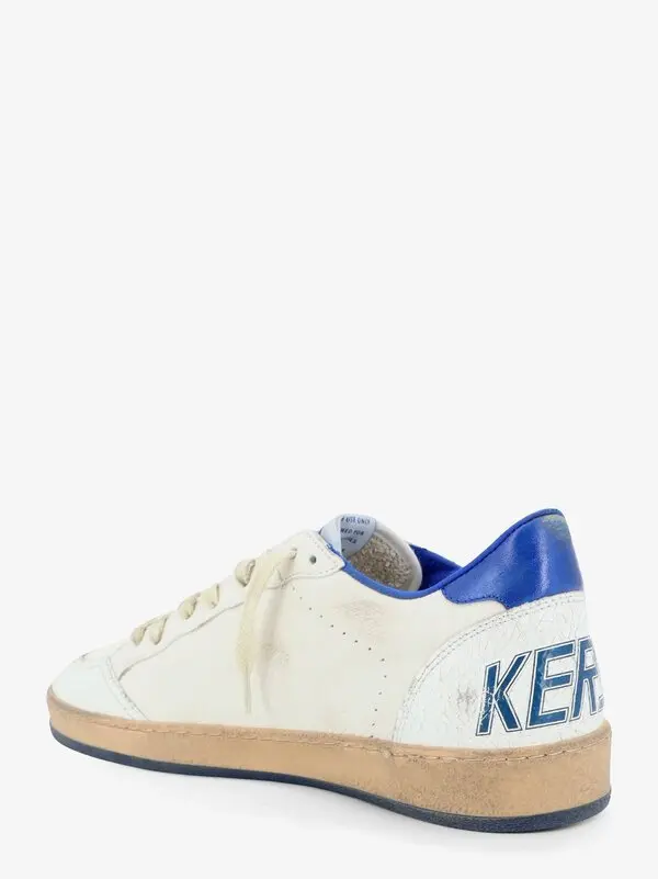 GOLDEN GOOSE Ballstar Leather Sneakers With Iconic Side Logo