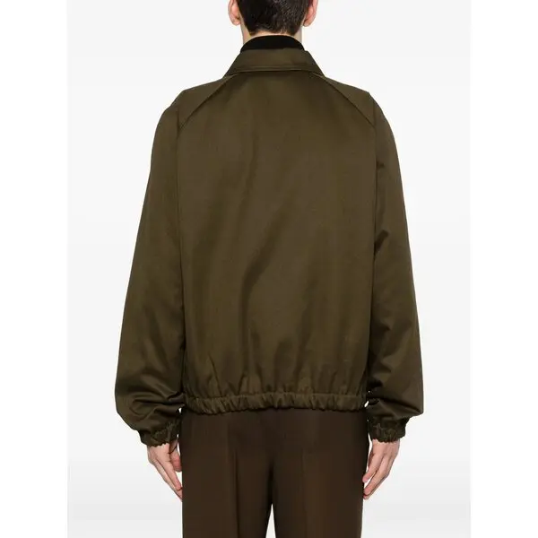 Valentino Garavani Zip-up Bomber Jacket With Gold-tone Detail