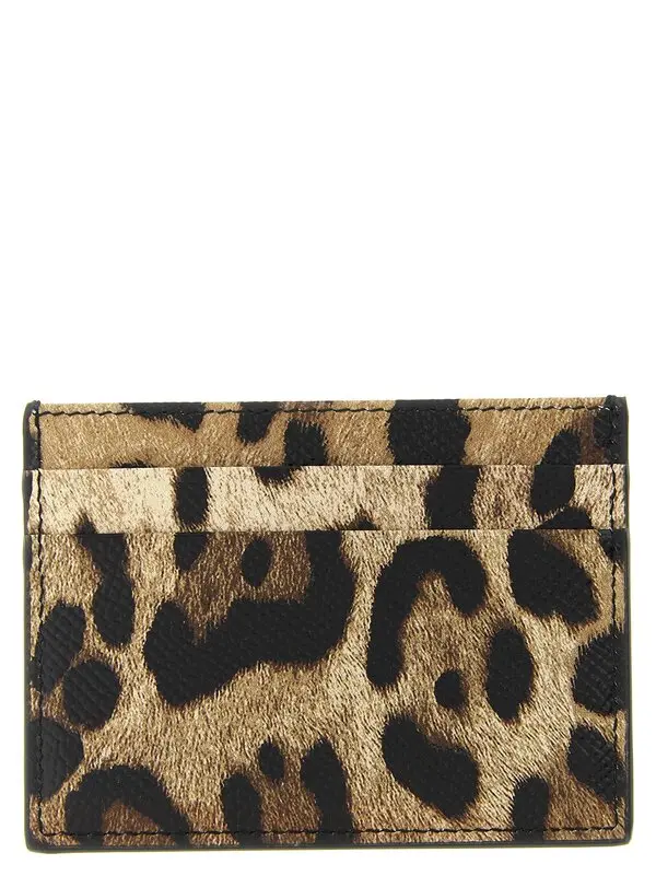 Dolce & Gabbana Animal Print Card Holder - Multicolor