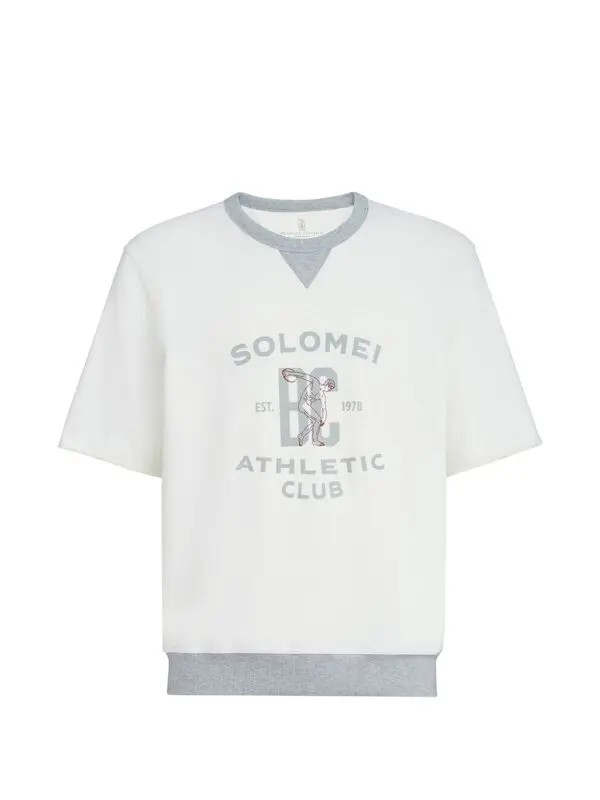Brunello Cucinelli Cotton Logo Sweatshirt