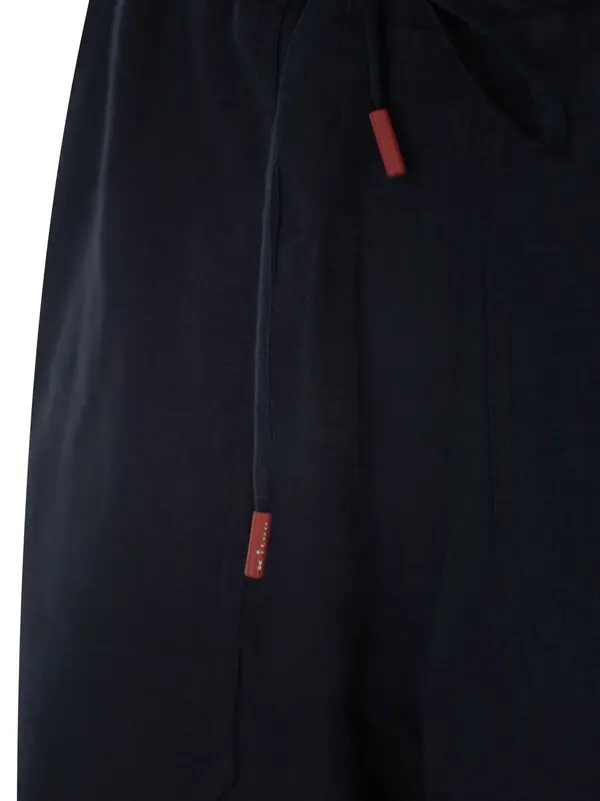 Kiton Tailored Linen Drawstring Trousers