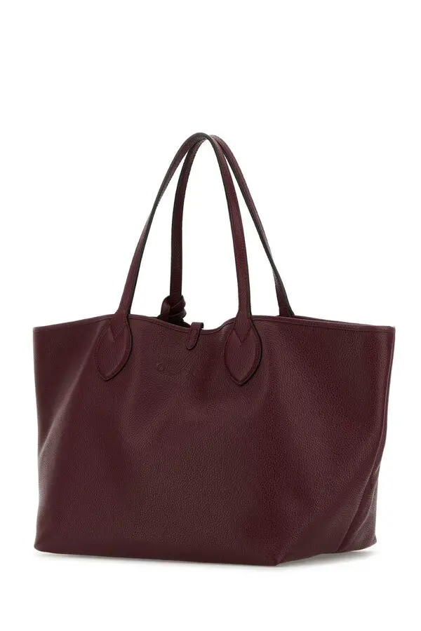 Gucci Leather Reversible Shopping Bag - Red