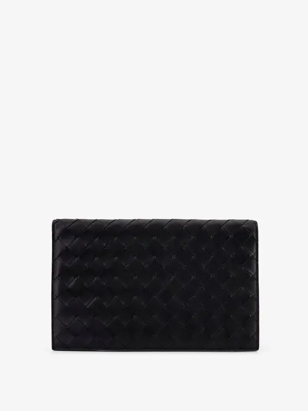 Bottega Veneta Intrecciato Leather Clutch Bag - Multicolor