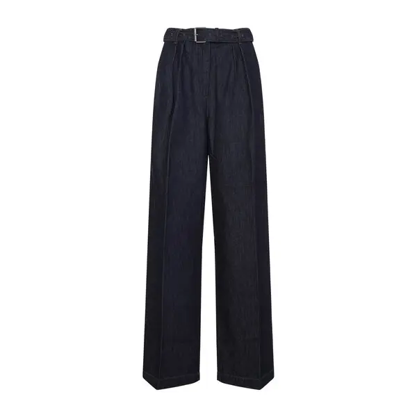 Dries Van Noten Wide Leg Peaches Jeans - Blue