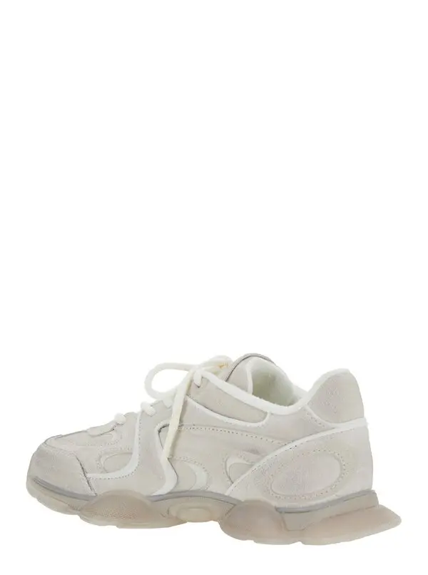Axel Arigato Leather And Tech Fabric Low Top Sneakers - Multicolor