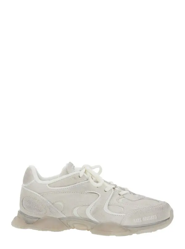 Axel Arigato Leather And Tech Fabric Low Top Sneakers - Multicolor