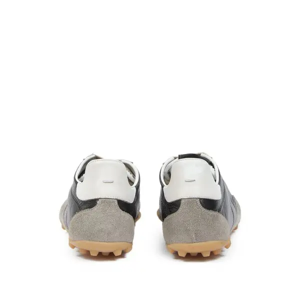 MAISON MARGIELA Low-top Sneakers With Numeric Logo And Contrast Stitching