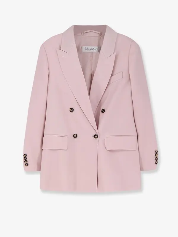 Max Mara Ombrosa Blazer In Wool, Mohair, And Silk Blend - Multicolor