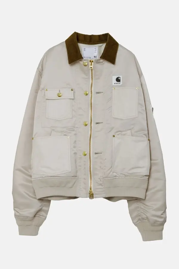 Sacai X Carhartt Wip Nylon Twill Duck Blouson - Multicolor
