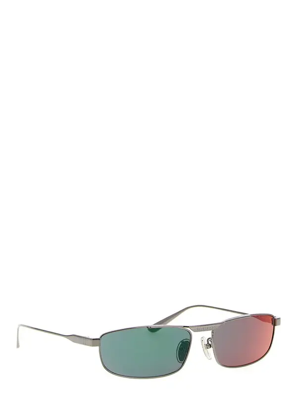 Balenciaga Tag 3.0 Rectangle Sunglasses - Multicolor
