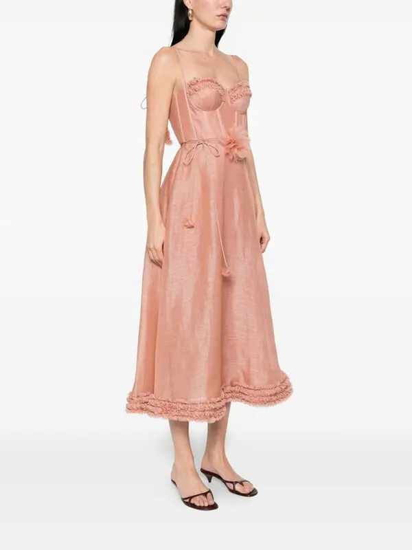 Zimmermann Luna Midi Dress - Multicolor