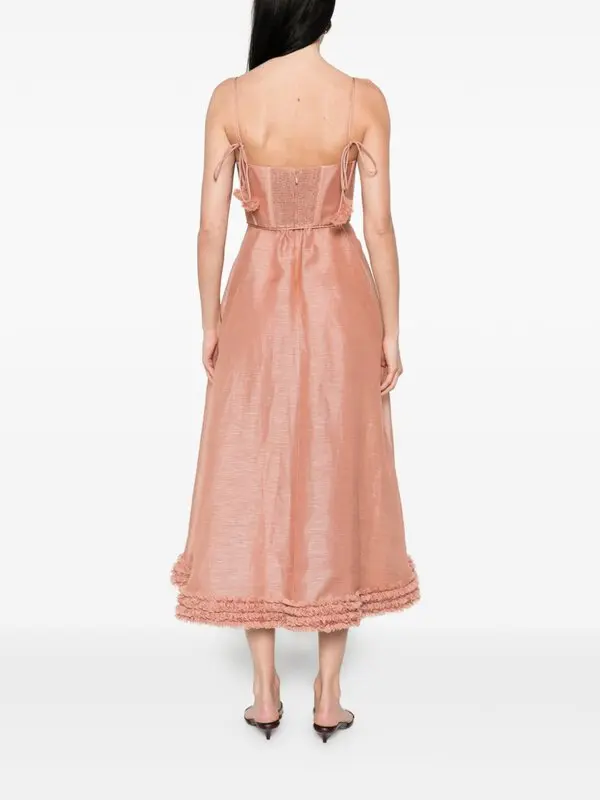 Zimmermann Luna Midi Dress - Multicolor